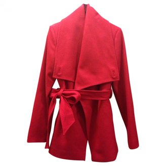 Ted Baker Red Wool Coat - ShopStyle